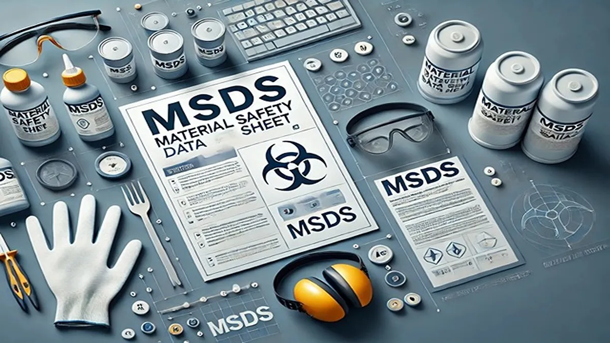 برگه اطلاعات ایمنی (MSDS) چیست؟ | اهمیت، کاربرد و الزامات MSDS در ...